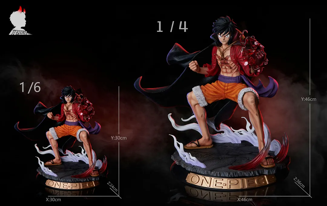 1/6 & 1/4 Scale Monkey D. Luffy - ONE PIECE Resin Statue - Big Feeler ...