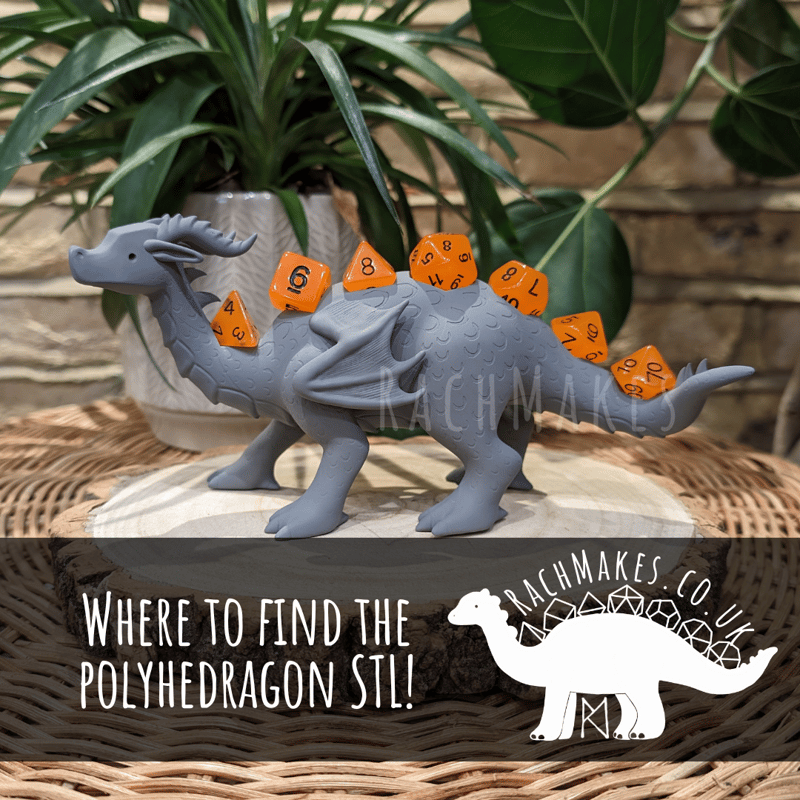 Dienosaur the Dice Dinosaur | Dungeons and Dragons Dice Holder | Cute Accessory Dino🦖🎲
