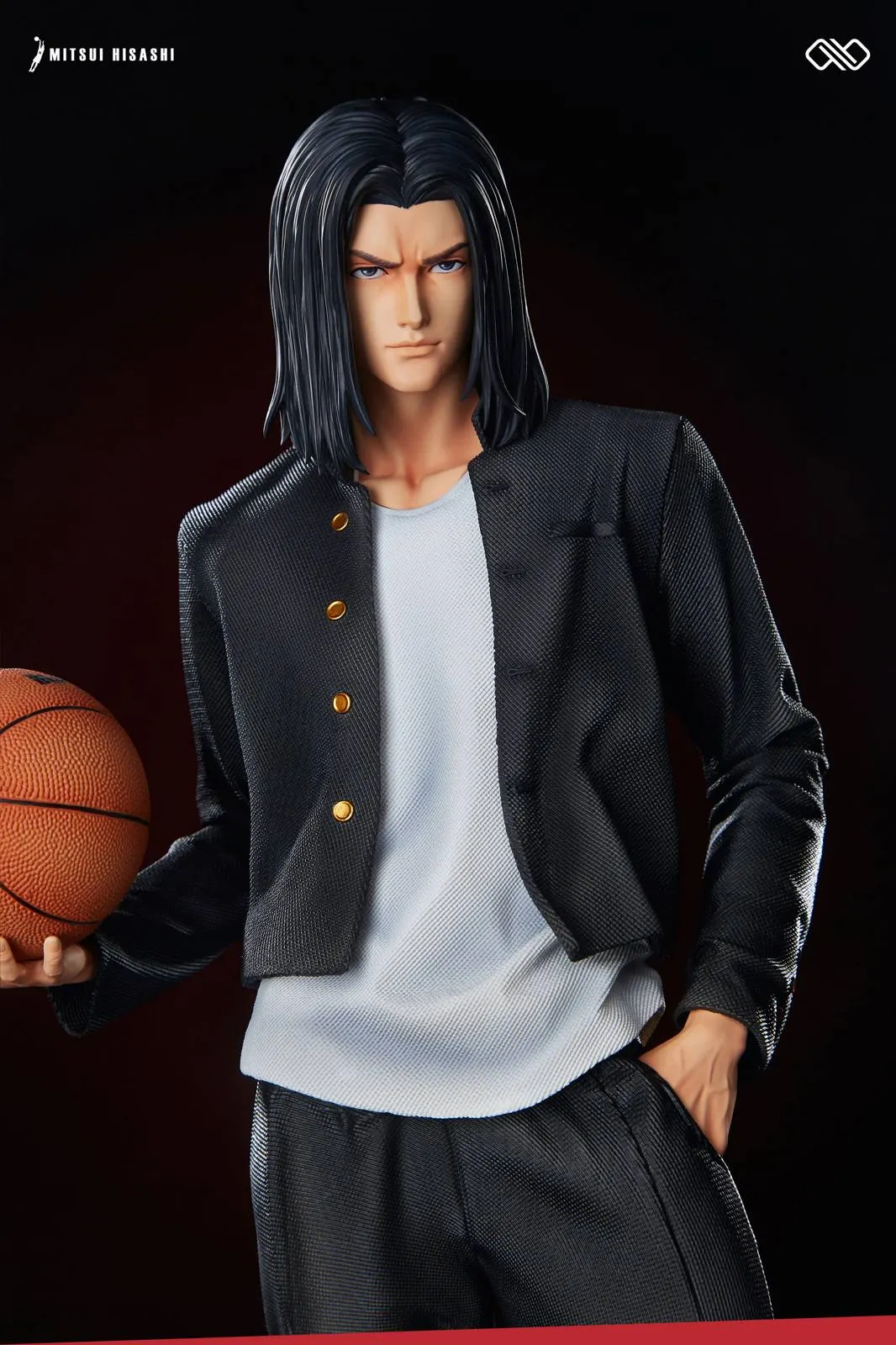 1/6 & 1/4 Scale Long Hair Hisashi Mitsui - SLAM DUNK Resin Statue ...
