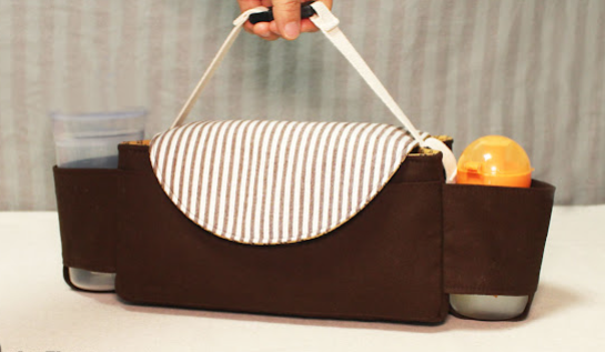 DIY Multifunctional Stroller Storage Box Template - Includes Tutorial