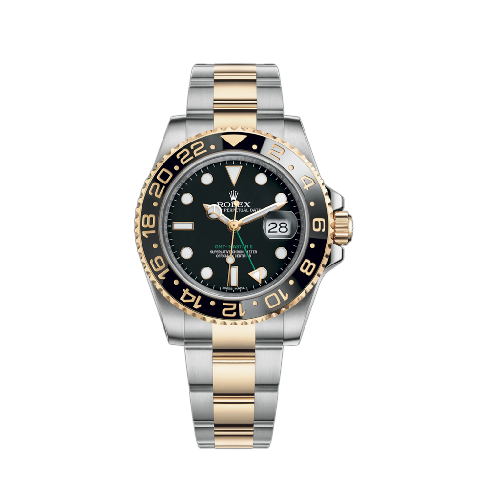 Rolex 116713LN GMT-Master II "Gold & Steel" "NOS" Complete Set