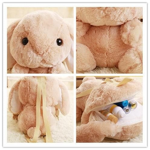 5 Colors Cute Bunny Plush Backpack SP1811959