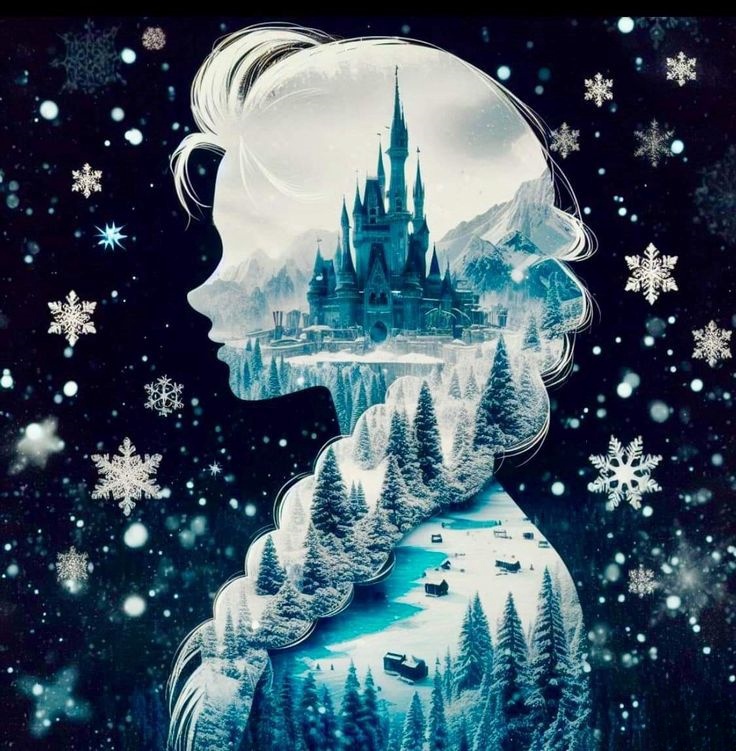 Princess Abstract Castle (velvet cloth) AB drill full round/square ...