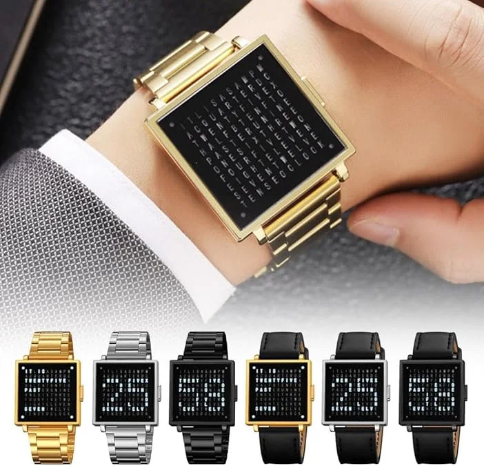 ⌚mens letter led square digital watches⌚