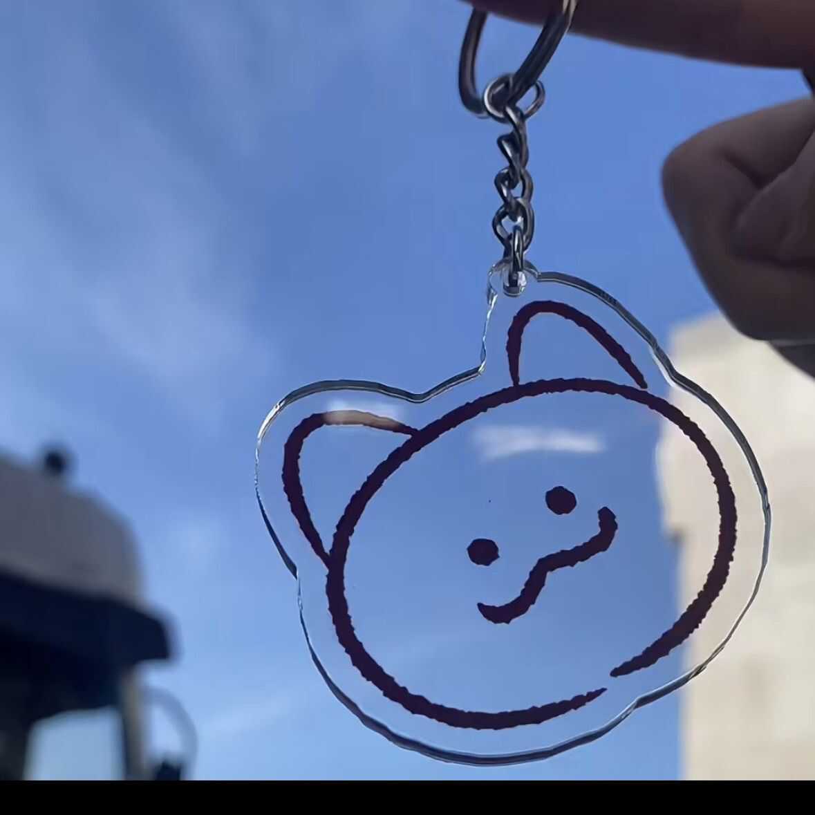 #136 Sylus Kitten Keychain