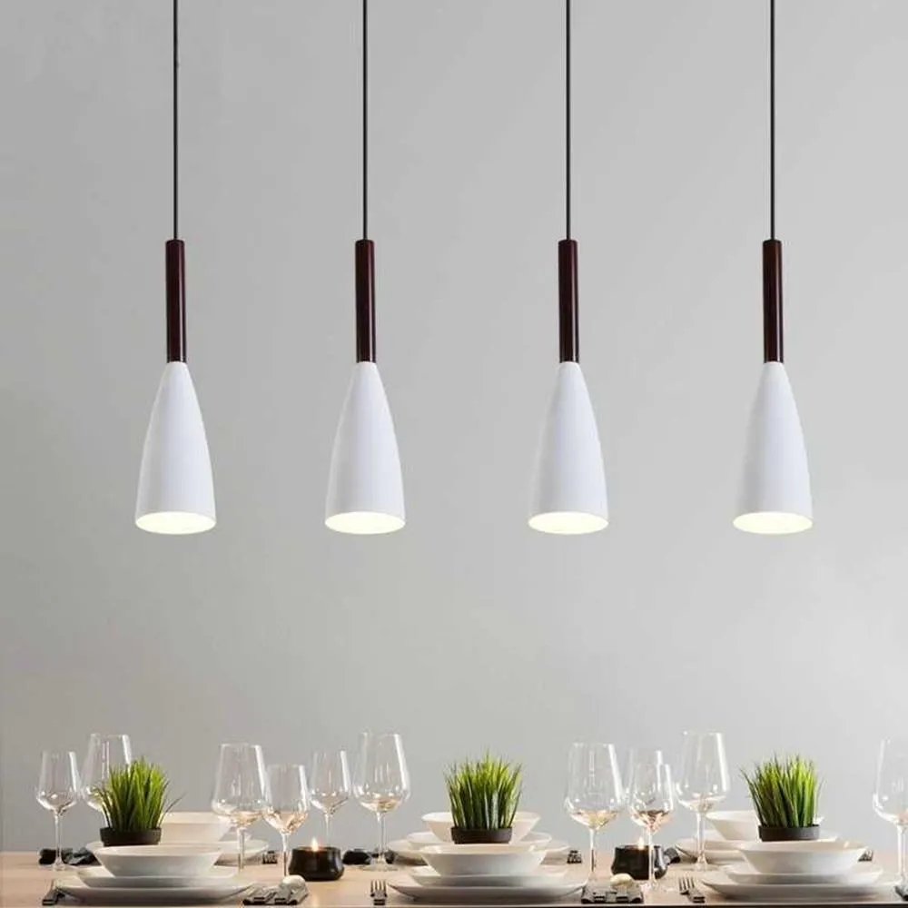Nordic simple pendant light E27 LED modern led hanging lamp for bedroom ...
