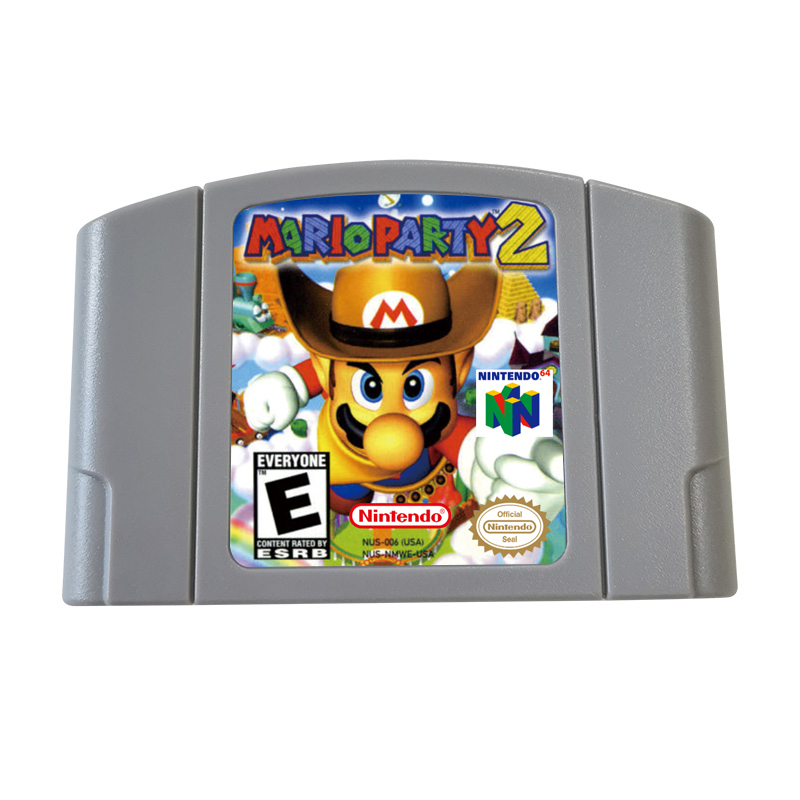 Mario Party 2 N64 Cartridge For Nintendo 64 Game Console
