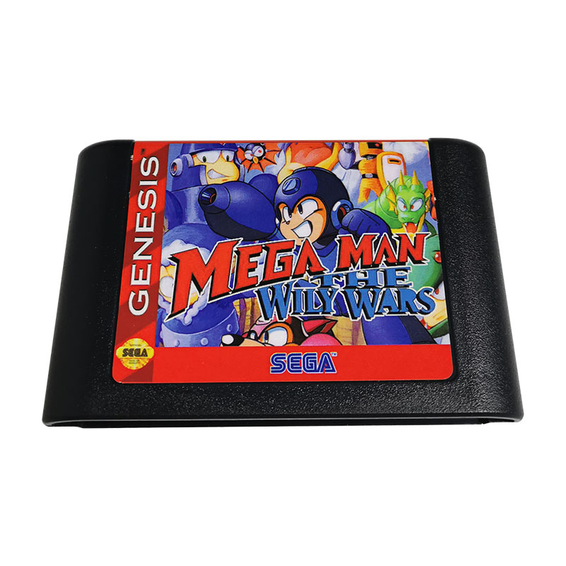 16 Bit Game Card - Mega Man: The Wily Wars For SEGA Genesis & Mega ...