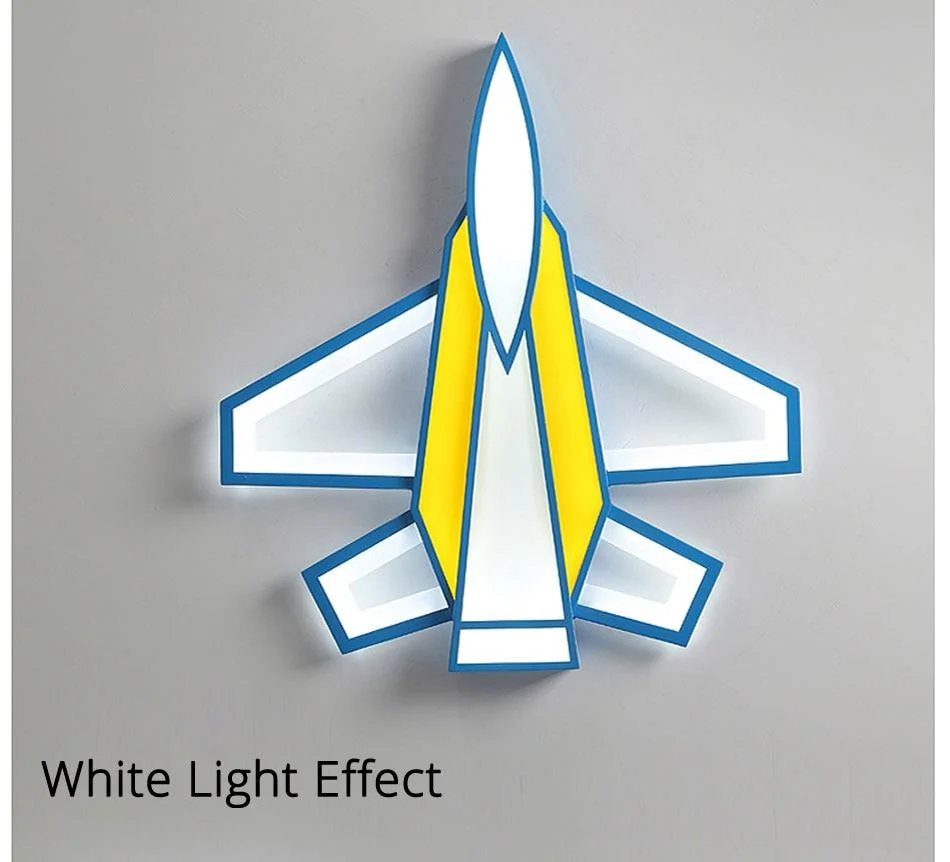Modern LED Airplane Ceiling Lights Boy's Girl's Study Room Bedroom Lamp ...