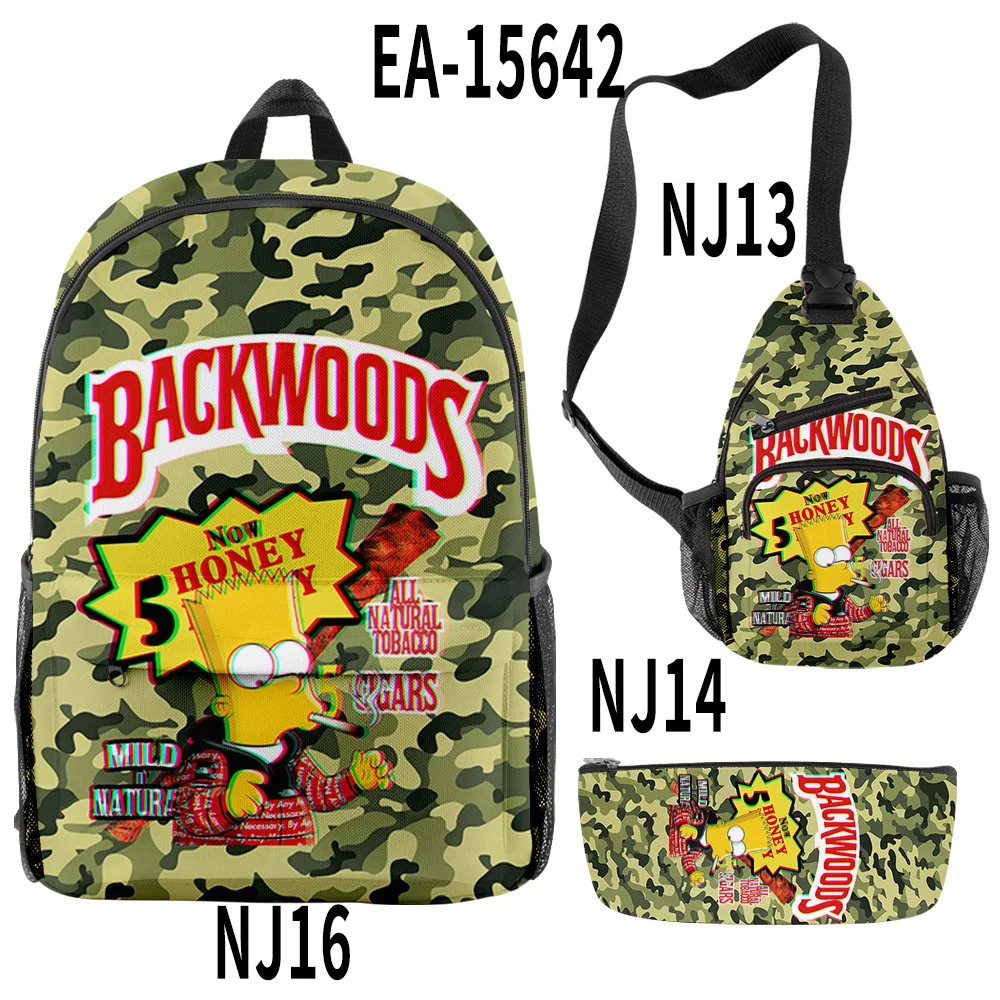 Bart Simpson Backpack Backwoods Backpack Set Cigar Backpack