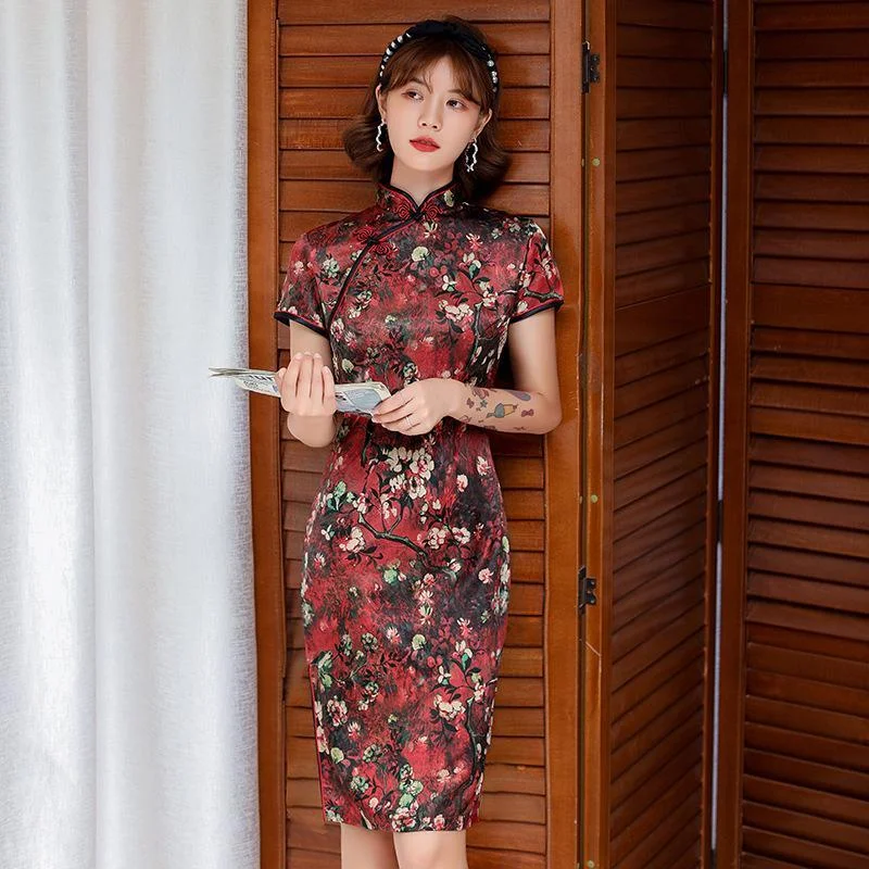 Cheongsam Chinese Dress Women's Plus Size Chinese Traditional Dress ...