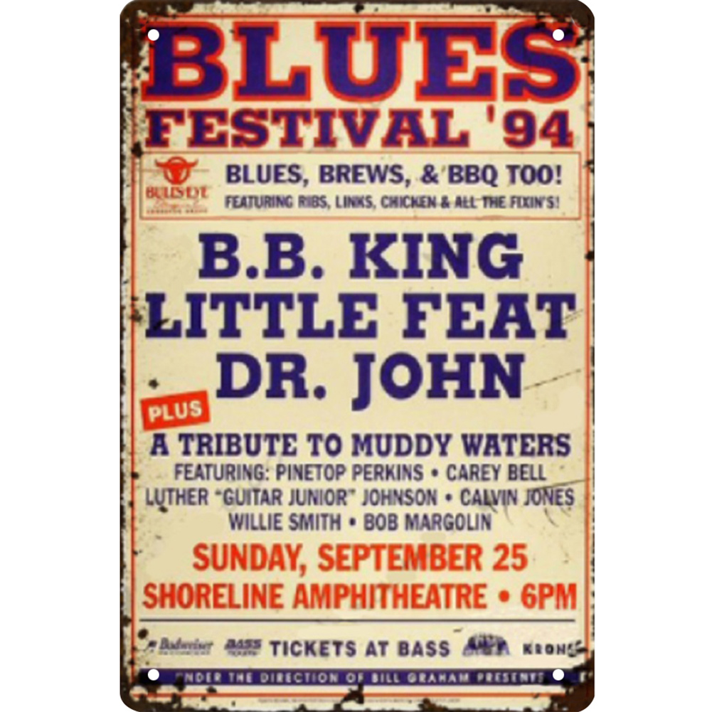 20*30cm/30*40cm - Blues - Vintage Tin Signs