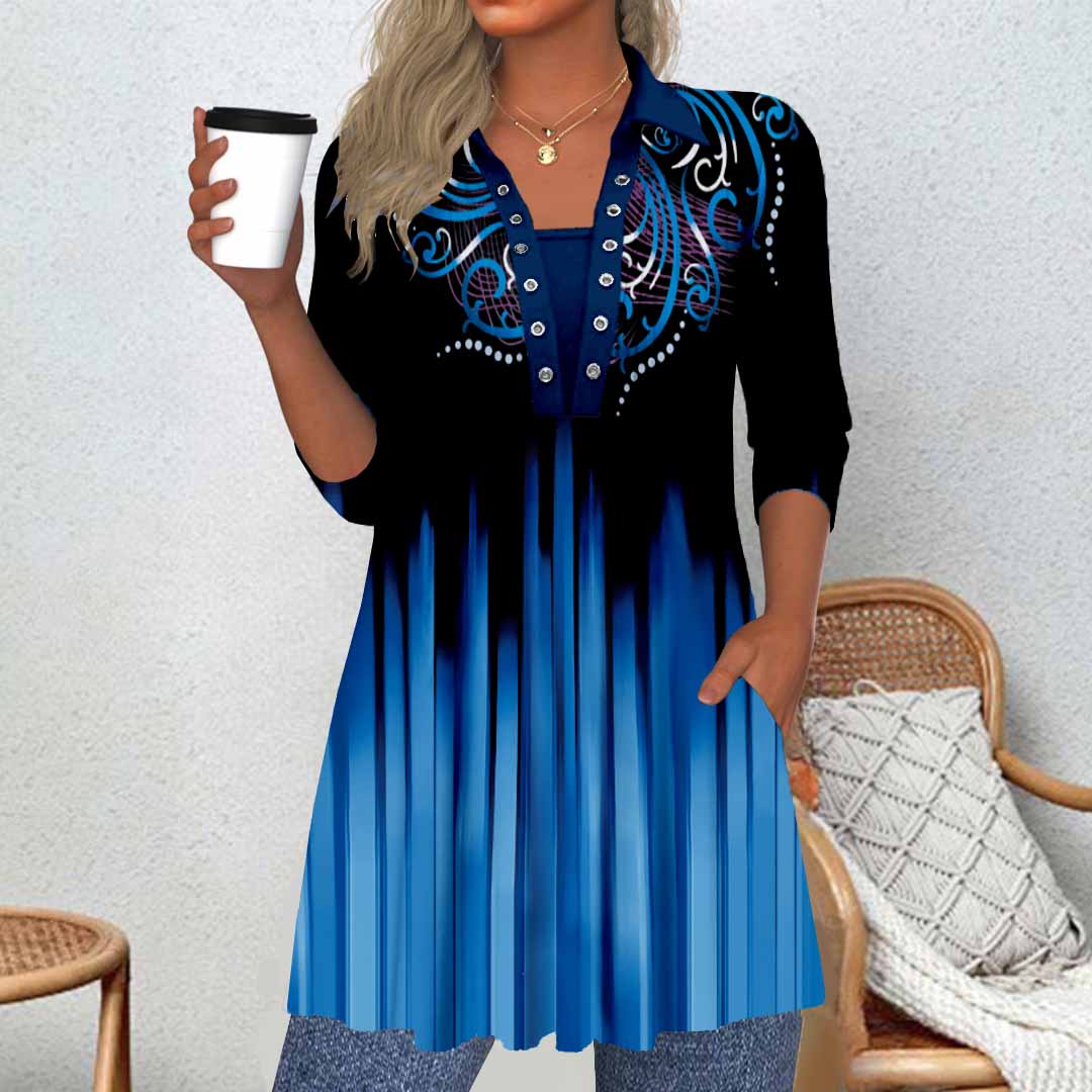 Comfortable plus-size long sleeve top for Women | Shop Now