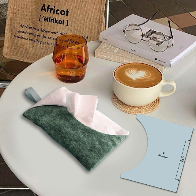 Reusable Paper Towel Bags Sewing Template - With Instructions