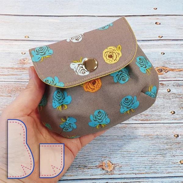 Cute Pouch Without Zipper Templates Set