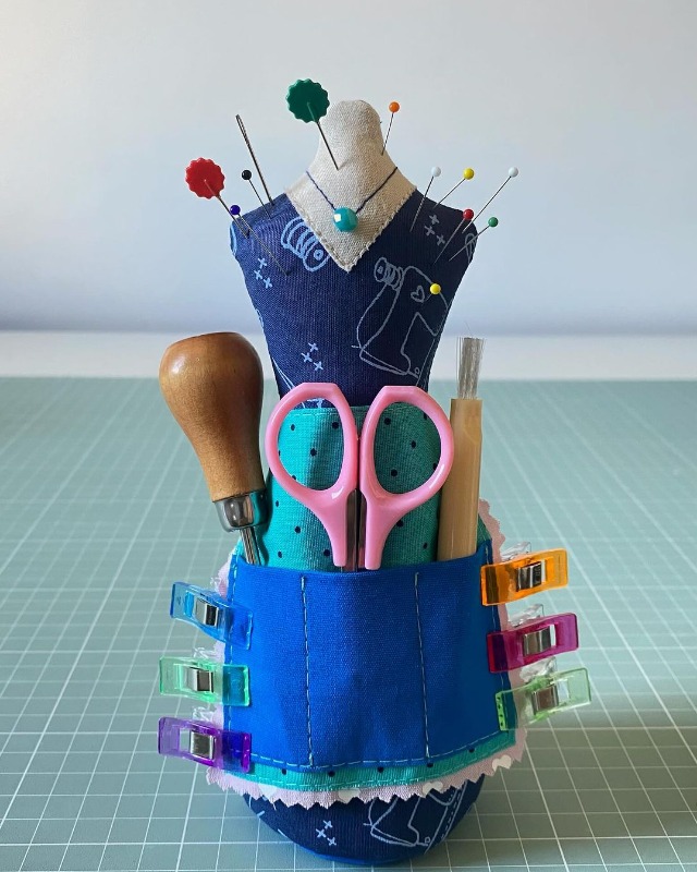 Mannequin Pincushion Sewing Template With Tutorial