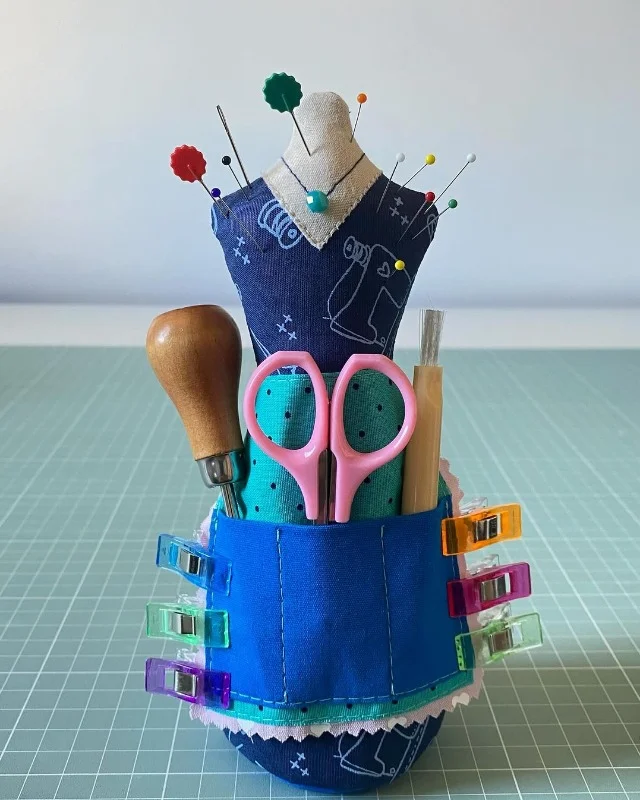 Mannequin Pincushion Sewing Template With Tutorial