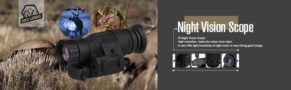 PVS-14 Digital Night Vision Goggle IR Night Vision Monocular for Night ...