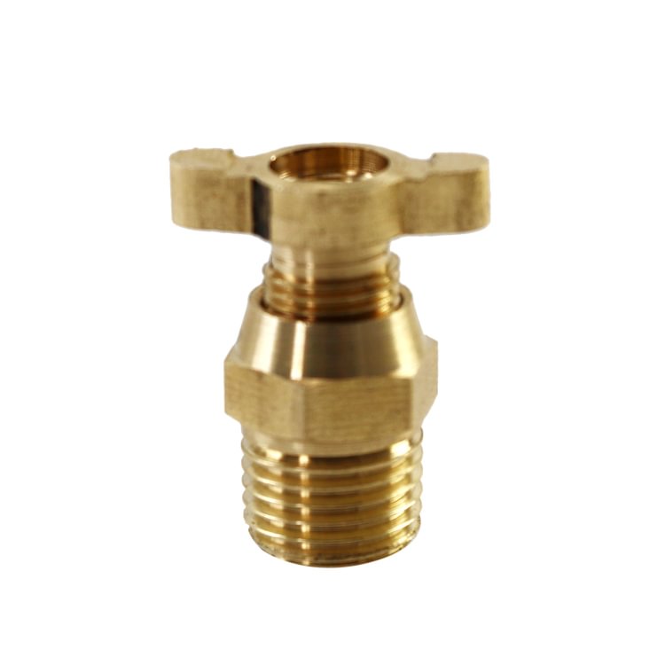 1/4" NPT Radiator Brass Petcock Drain For Aluminum Radiator