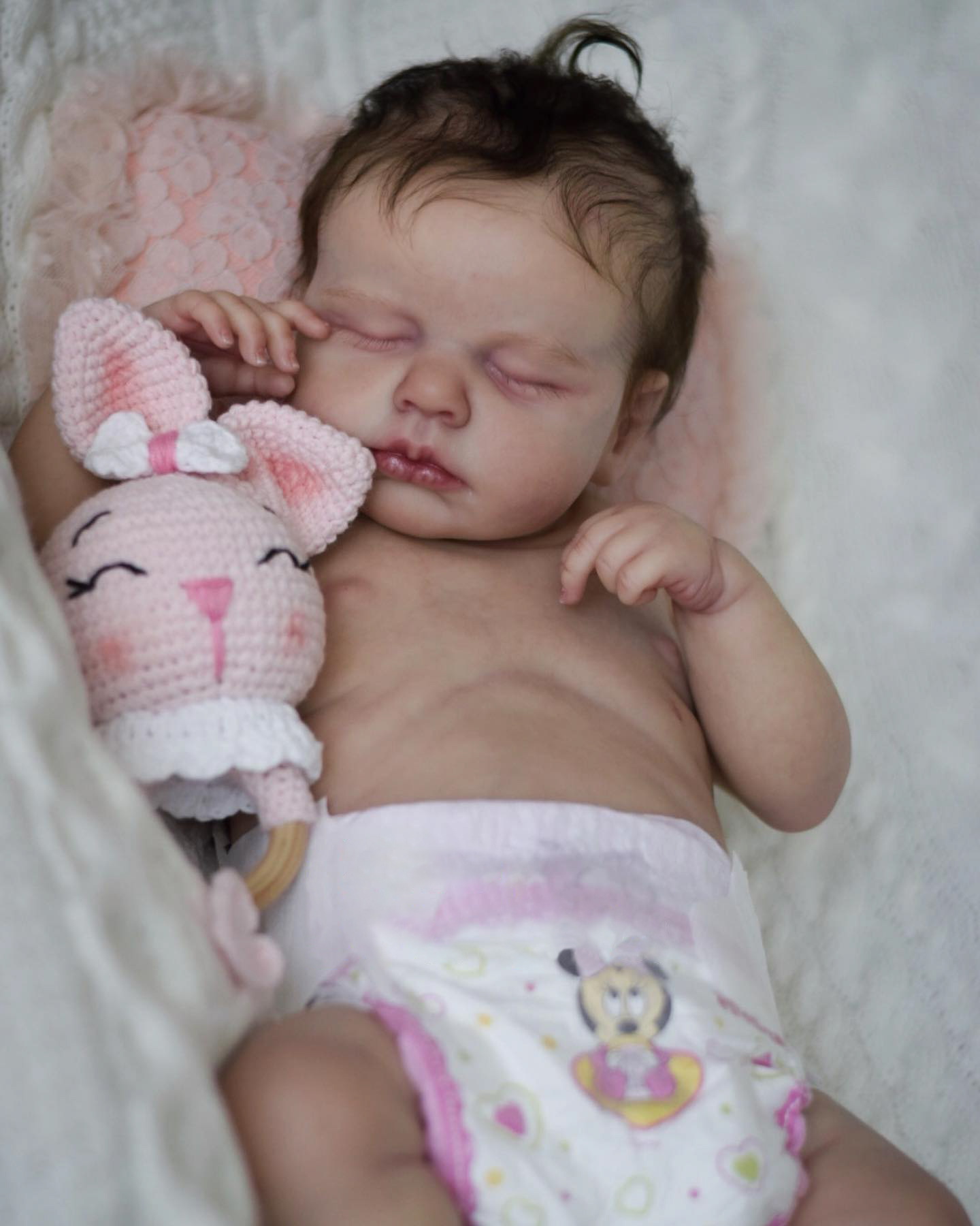 Flexible Solid Platinum Liquid Full Silicone Reborn Doll Baby Girl ...