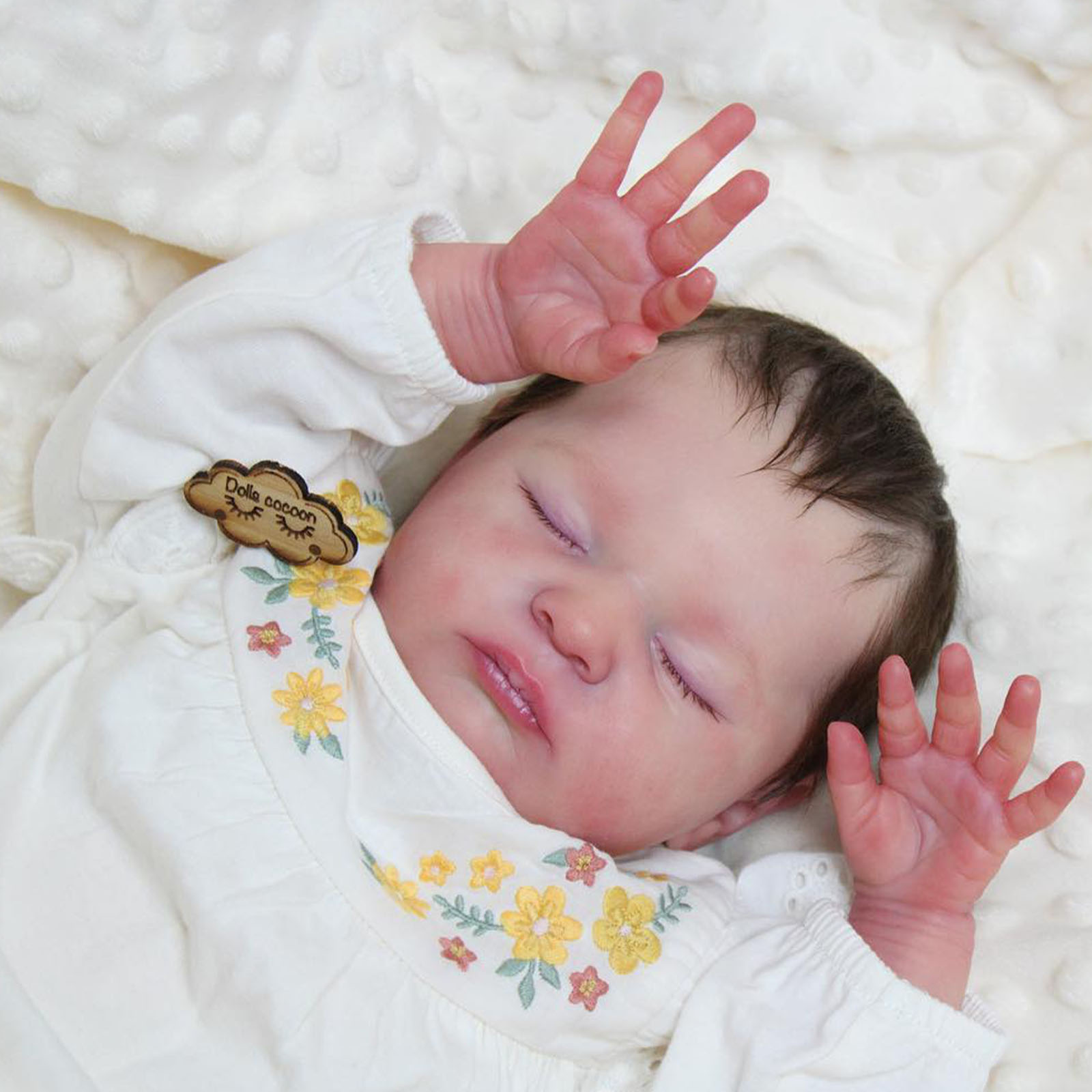[Heatbeat Coos and Breath] 20" Handmade Lifelike Reborn Newborn Baby ...