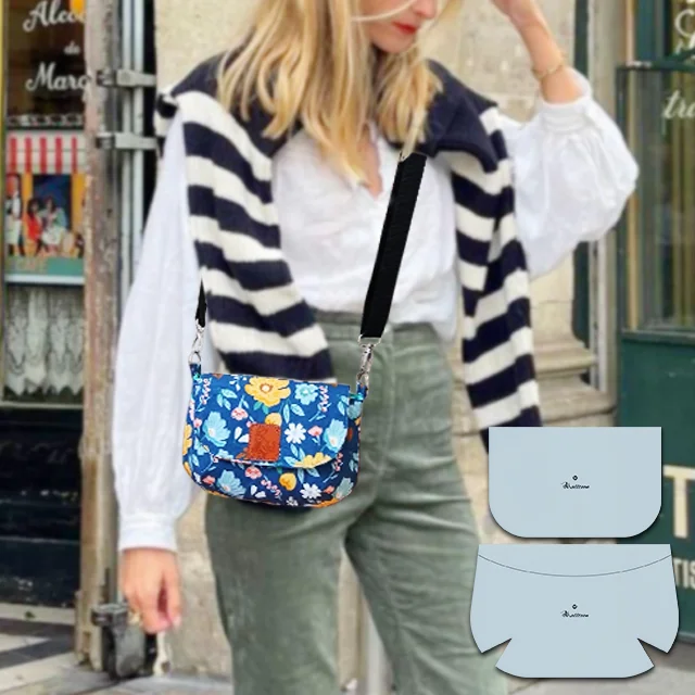 Cute Crossbody Bag Template & Instructions