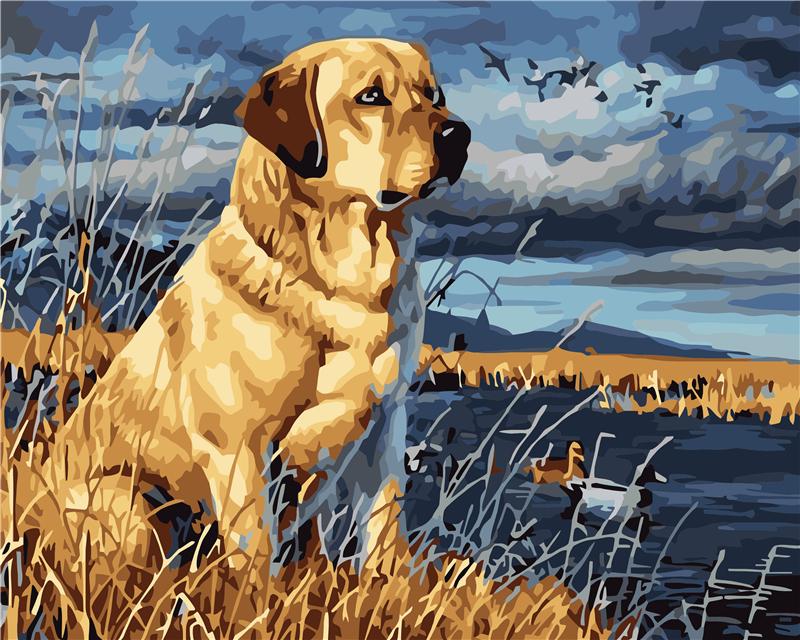 DIY Painting By Numbers | Dog
