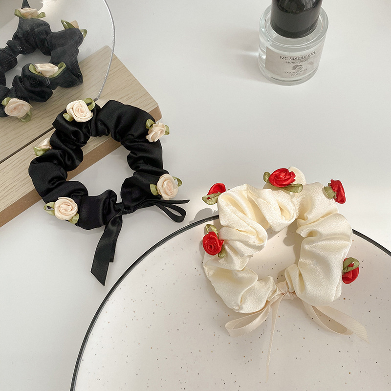 FRENCH ROSE SCRUNCHIE