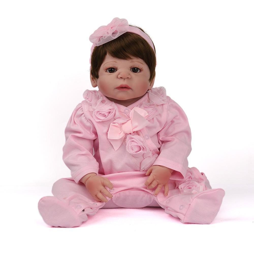 22" Lainey Full Silicone Baby Girl