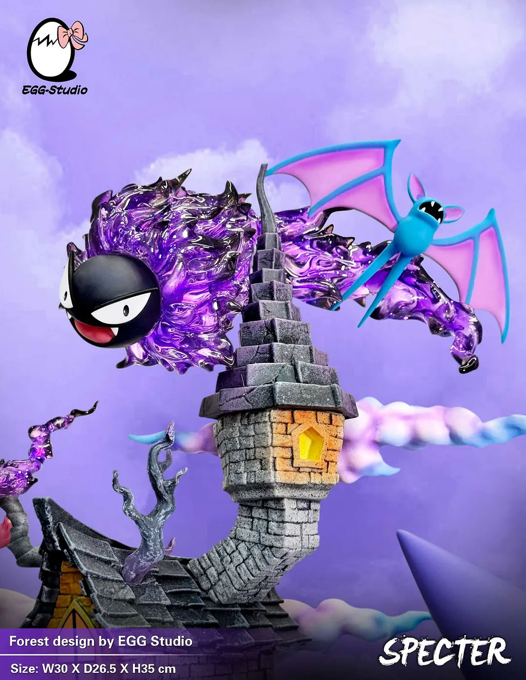 Ghost Type Family - Pokemon Resin Statue - EGGS Studios [In Stock]