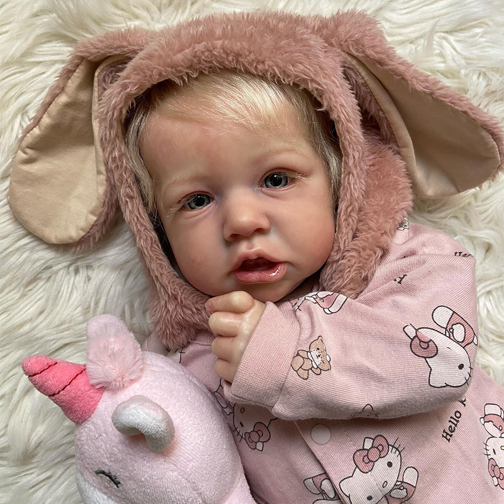 [Mini Doll] 12'' Cute Realistic Newborn Silicone Baby Doll Elvira, Real ...