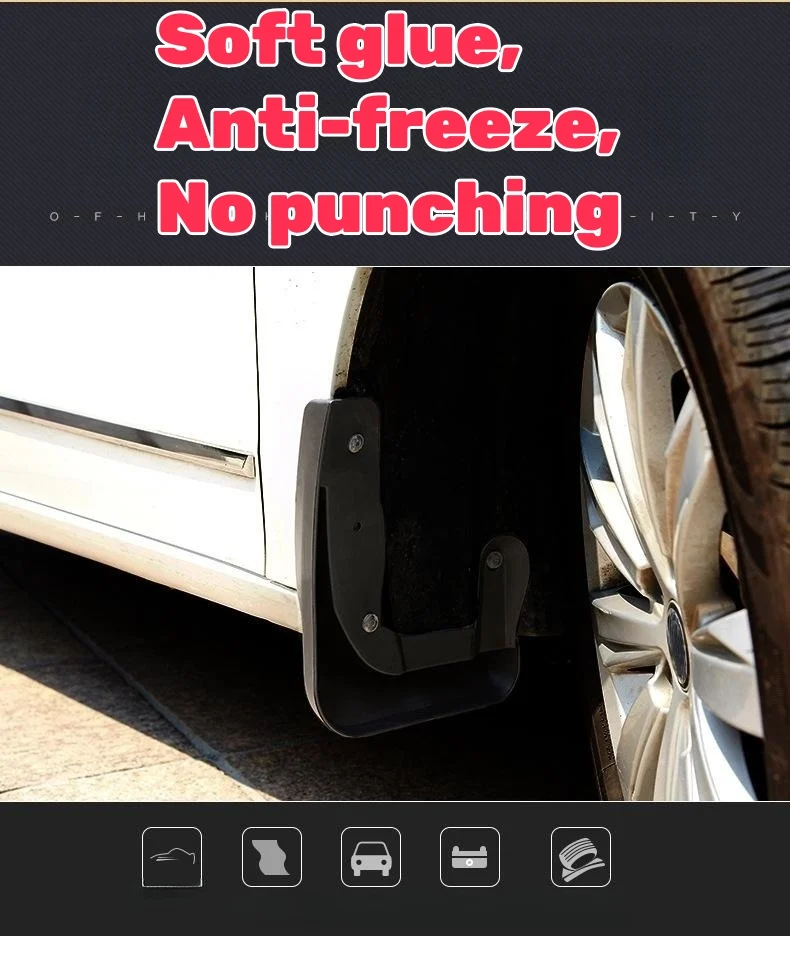 Car anti-sediment protection car paint fender