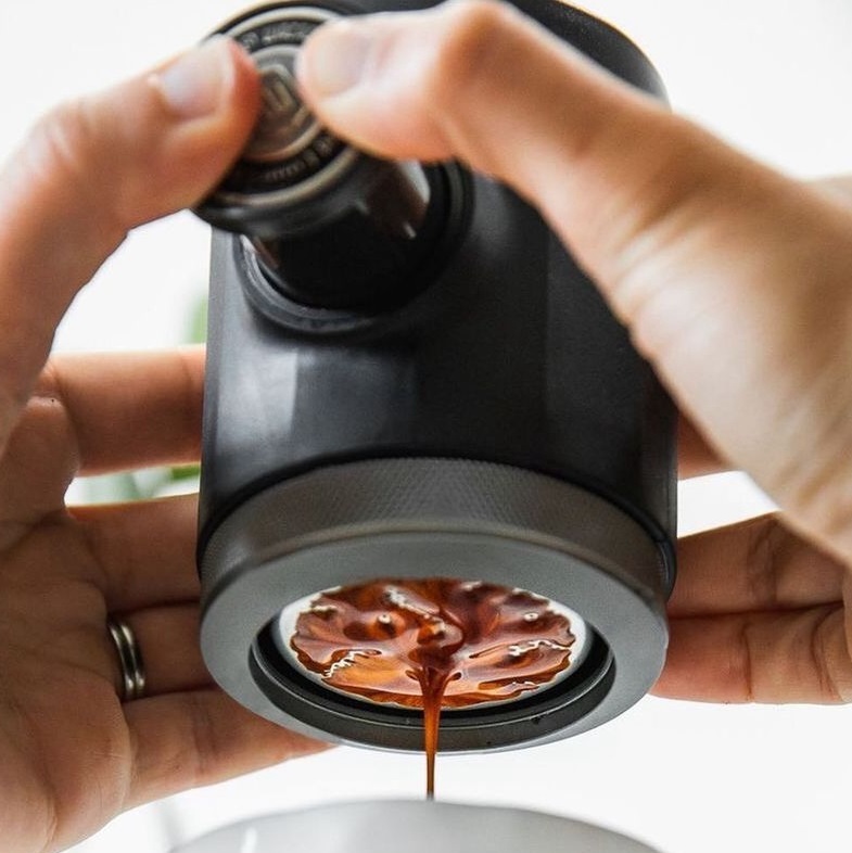 Portable hand-pressed coffee machine espresso powder coffee machine ...