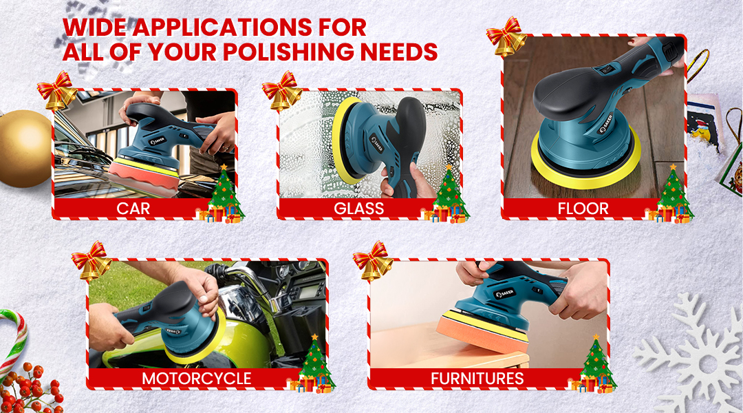 SAKER® Cordless Car Buffer Polisher
