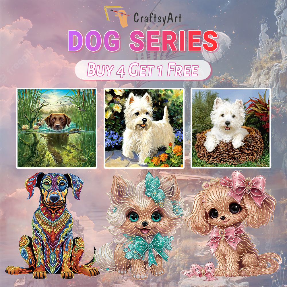 Dog-Diamond Painting