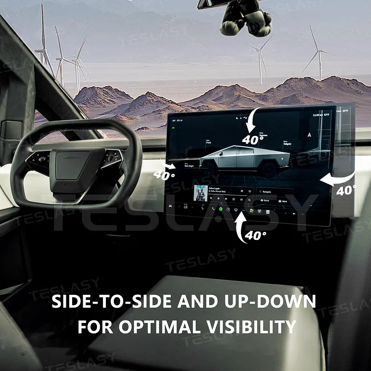 Tesla Cybertruck Center Console Dashboard Touch Screen Swivel Mount kit ...