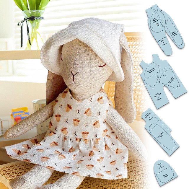 DIY Bunny Sewing Template