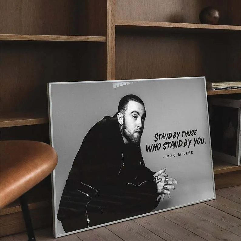 Mac Miller Quote Canvas Art