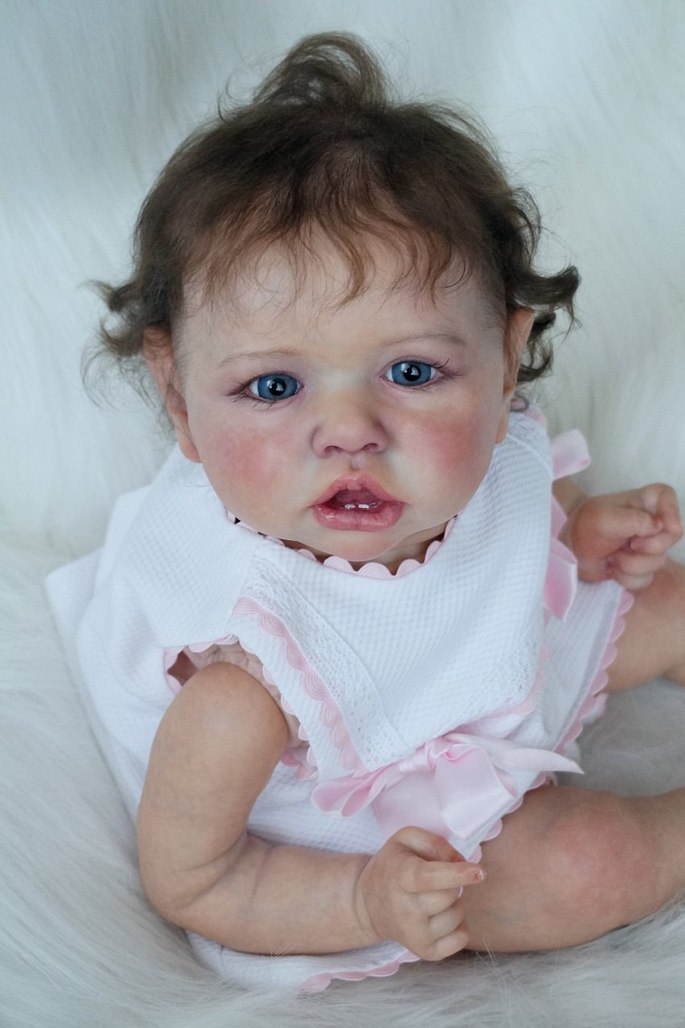 Dollish 22"Little Aggy Reborn Saxia Baby Doll Girl, Realistic＆Lifelike ...