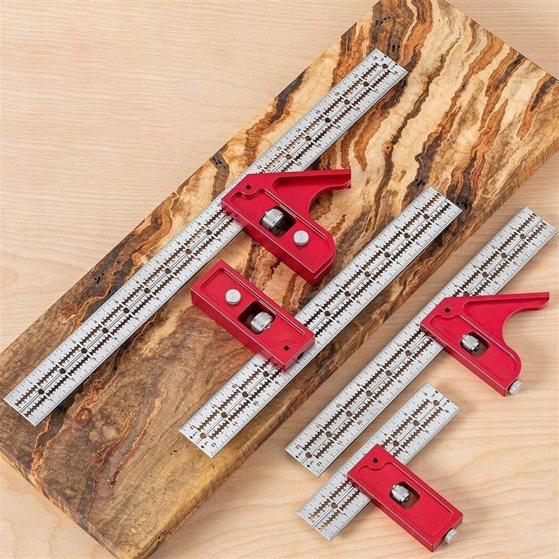 Combination And Double Square Woodworking Tools Adjustable Woodworkers 