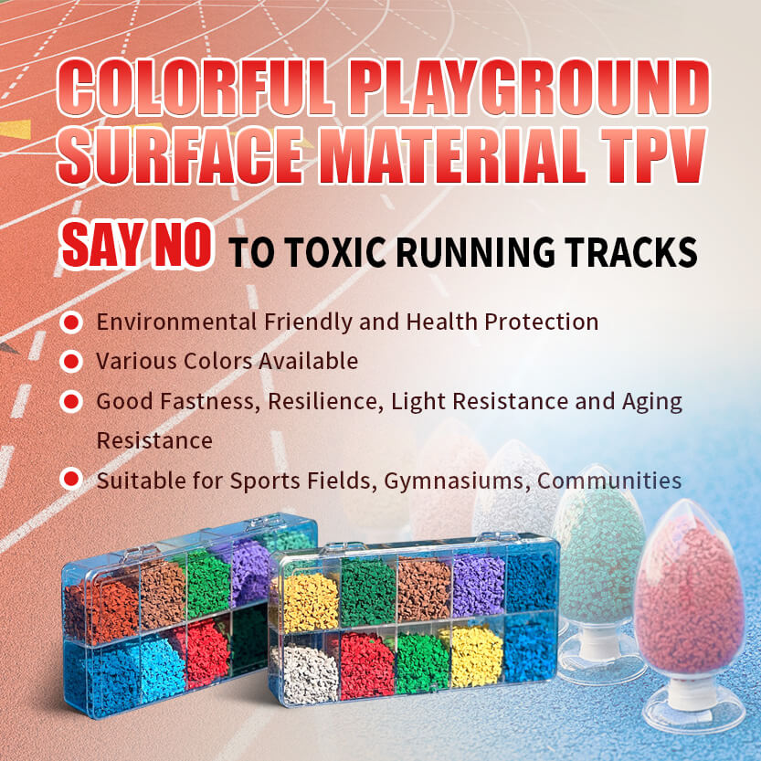 TPV Playground Surfaces Material Solution to Toxic Running Track Problem