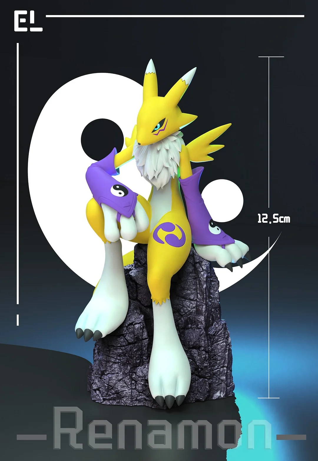 Renamon - Digimon Resin Statue - EL Studio