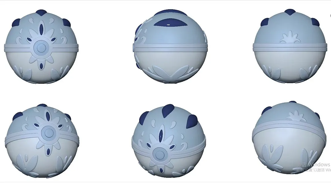 Original Pokeball Series 001 Horizons Diamond Pokeball - Pokemon Resin ...