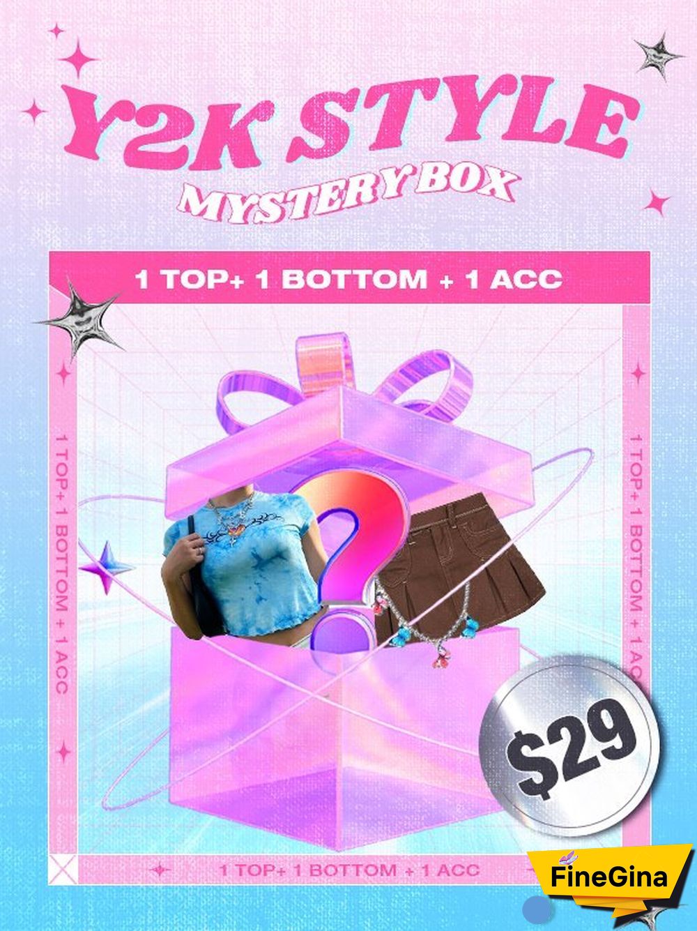 FineGina Y2K Style Mystery Box