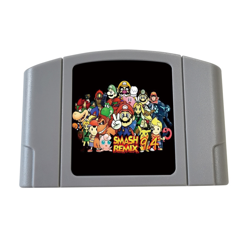smash remix 0.94 N64 Cartridge For Nintendo 64 Game Console