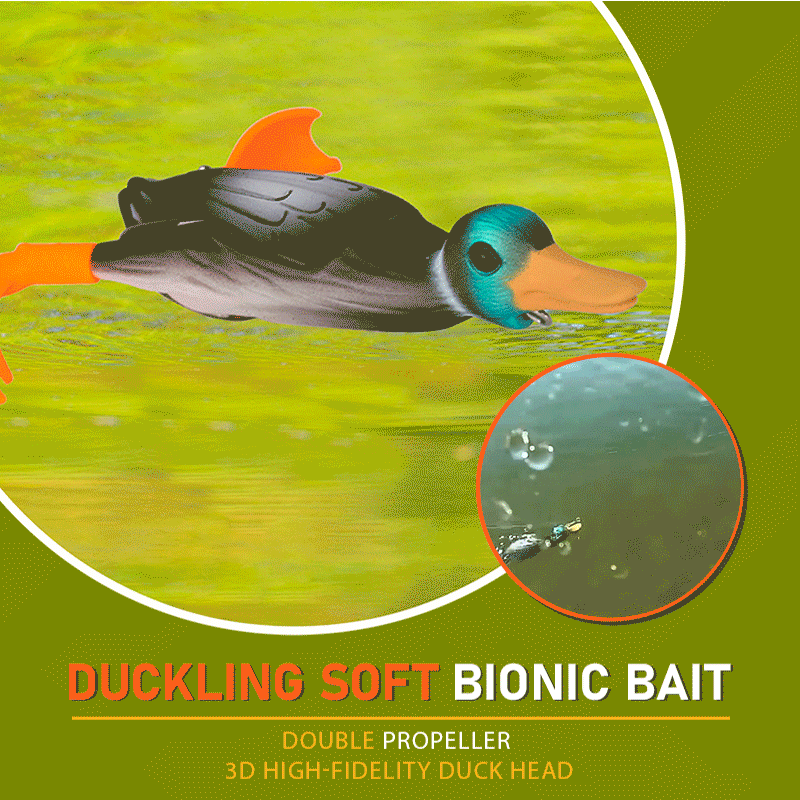 Double Propeller Duck Soft Bionic Bait