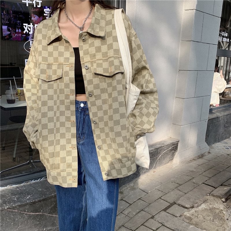 CHECKERBOARD JACKET