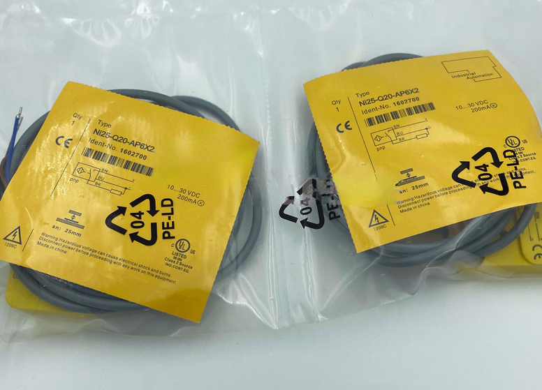 Flat Proximity Switch Ni25-q20-ap6x2 DC Three Wire PNP Normally Open Sensor