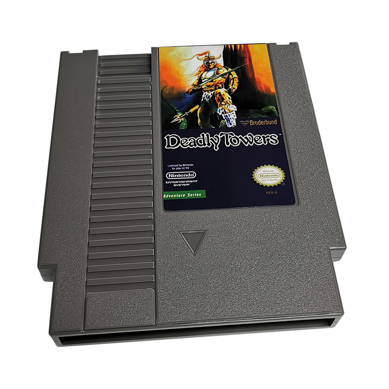8 Bit NES Game Card - Deadly Towers - NES Games Cartridge - For NES ...