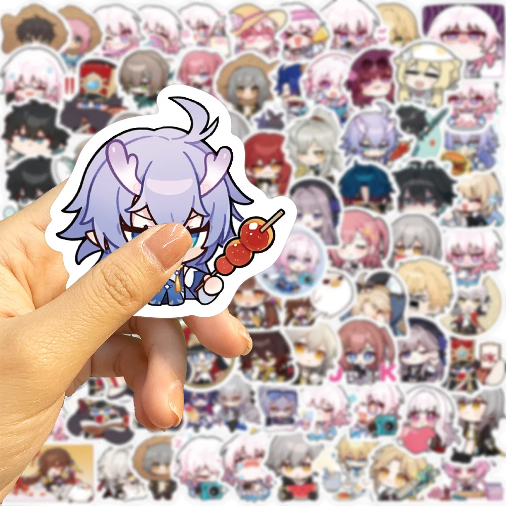 10/80PCS Honkai Star Rail Sticker March 7th Herta Pom-Pom Bailu Kafka ...